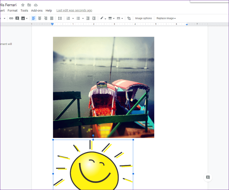 How to Overlap Images or Text in Google Docs - Guiding Tech