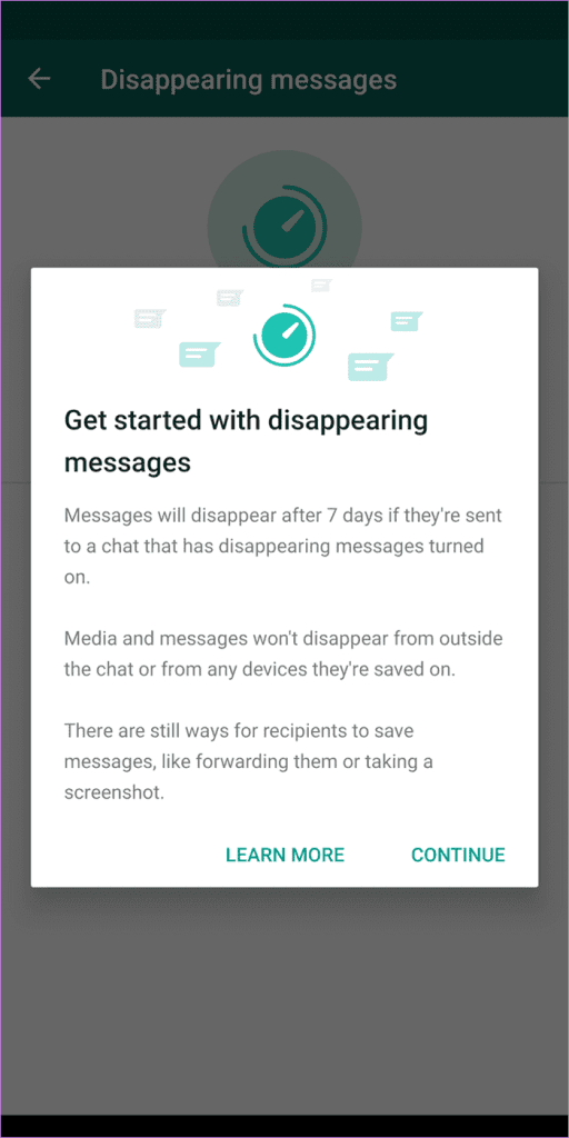 What Is Meant by Disappearing Messages Were Turned off in WhatsApp ...